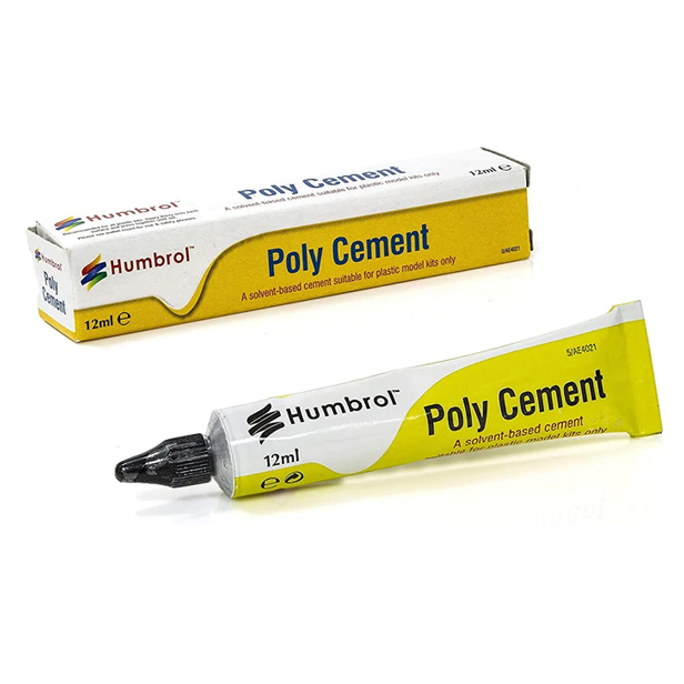 Humbrol Poly Model Cement Glue Adhesive, 12ml Model Making Arts Crafts ...