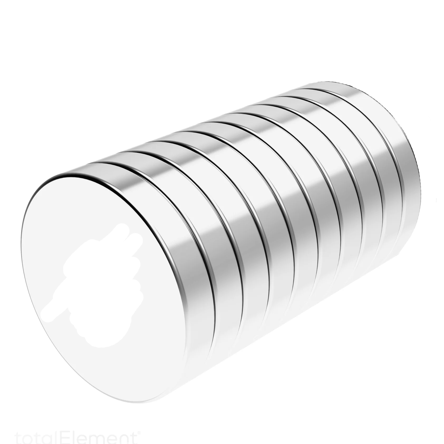 10 Piece 3/4 inch x 1/8 inch thick N52 Rare Earth Magnets Costuming ...